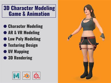 3d Character Modeling For Your Games And Animation Upwork