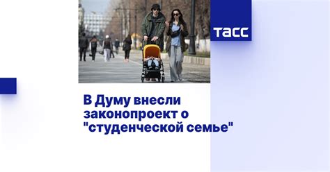 В Думу внесли законопроект о студенческой семье
