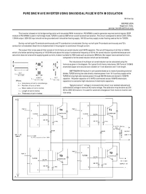 Spwm Circuit Pdf Power Inverter Electronic Circuits
