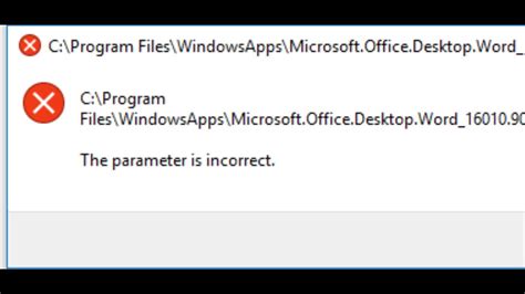 Fix Error The Parameter Is Incorrect When Opening Microsoft Store Apps