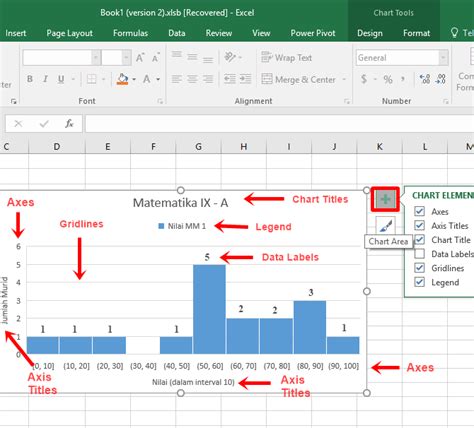 Cara Membuat Histogram Di Excel Untuk Pemula Lengkapgambar