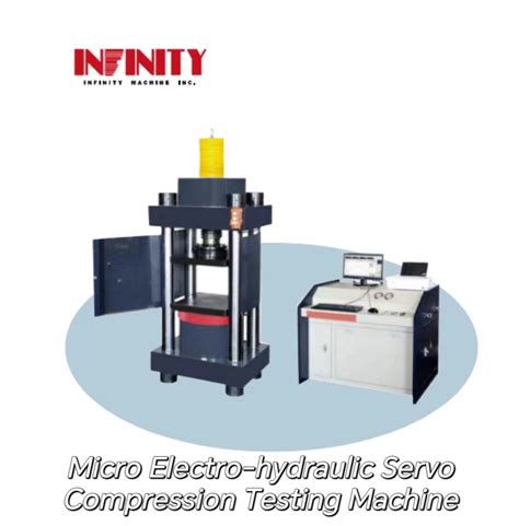 4 100 Fs Kn Micro Electro Hydraulic Servo Compression Testing Machine