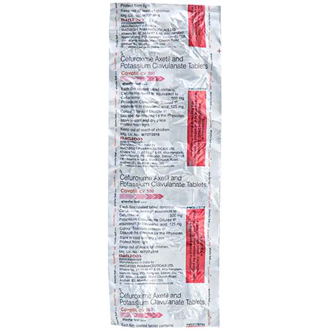 Buy Covatil Cv 500 Mg Tablet 10 Tab In Wholesale Price Online B2b Retailershakti