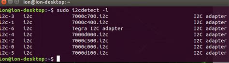 jetson nano can t detect the connected i2c device every boots up