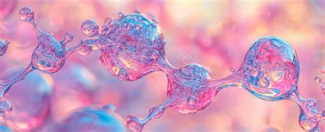 A Picture Featuring Colorful Abstract Geometric Molecular Structures Against A White Background