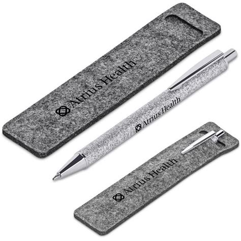 Sparkle Ball Pen In Felt Pouch Gp Am 6 B Blue Chip Branding
