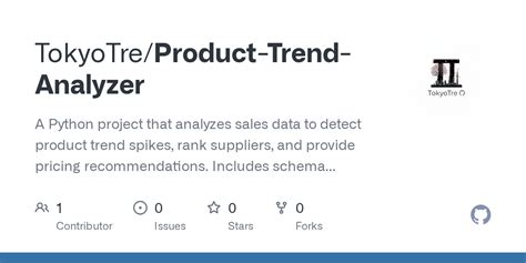 Github Tokyotreproduct Trend Analyzer A Python Project That Analyzes Sales Data To Detect