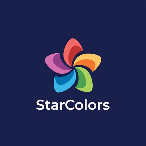 Premium Vector Star Colors Logo Template