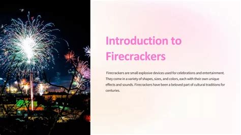 Ppt Introduction To Firecrackers 123 Powerpoint Presentation Free