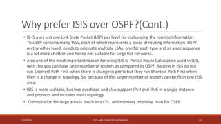 Comparing Ospf Vs Isis PPTX Computer Networking Computing