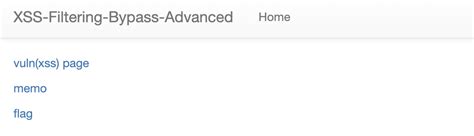Xss Filtering Bypass Advanced