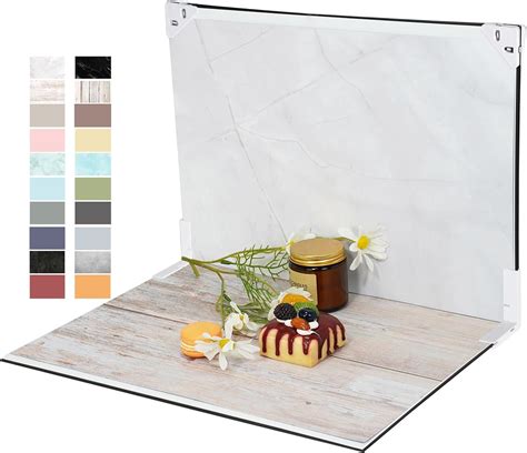 Photo Backdrop Board Product Photography 10pcs 20patterns Table Top Food Background Kit Flat