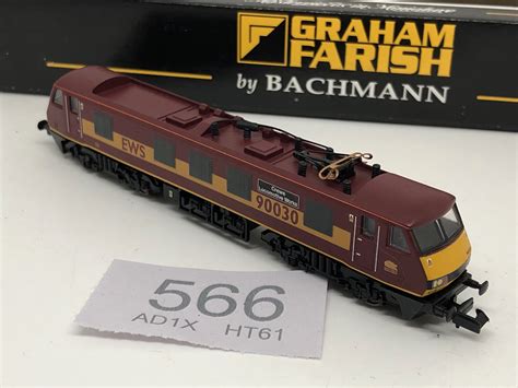 Graham Farish N 371 775 C 90 Loco 90030 Crewe Locomotive Works In Ews