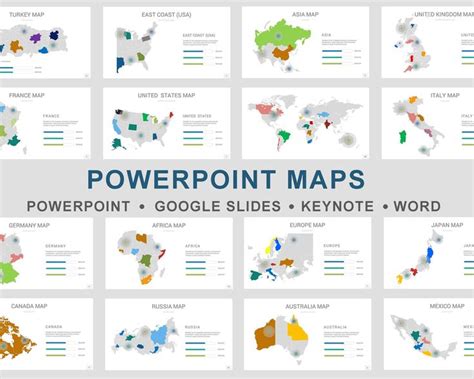 editable map powerpoint template world map powerpoint fully editable