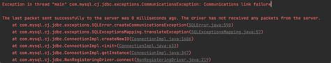 Mysql Cj Jdbc Exceptions CommunicationsException Communications Link Failure Spark By