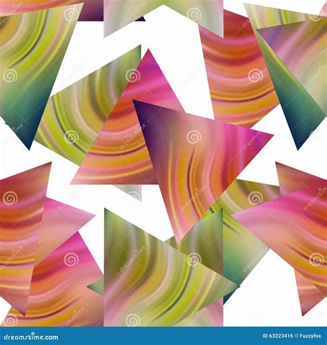 Seamless Triangle Pattern Background Geometric Abstract Texture Stock