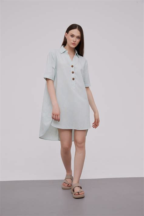 Tunica Inachu Verde Agua Indian