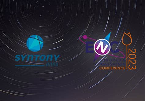European Navigation Conference 2023 Syntony Exhibitions