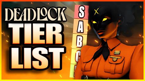 Deadlock Tier List Ranking All Characters In Deadlock Youtube Deadlock Tier List Ranking All Characters In Deadlock Youtube