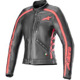 Alpinestars Stella Dyno Leather Jacket Blackred With Reward Points
