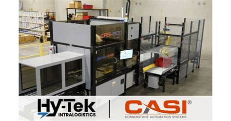 Hy Tek Intralogistics And Casi Announce Partnership