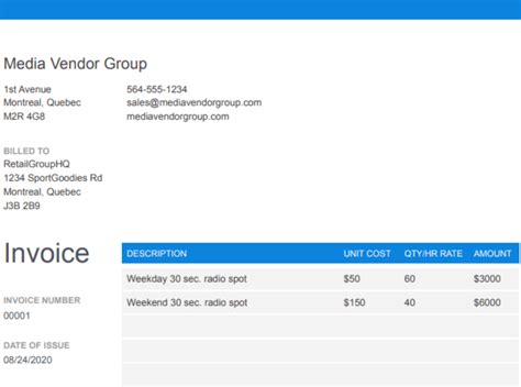 Marketing Invoice Validation Mediaplanhq