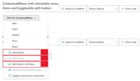 Bug Fluentui Contextualmenu Accessibility Issue Aria Required Attr