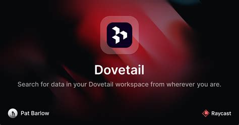 Raycast Store Dovetail