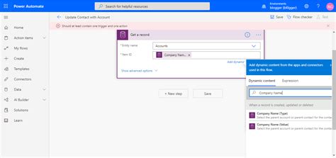 Using Microsoft Flow In Dynamics
