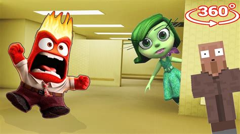Anger And Disgust Inside Out In Backrooms Minecraft 360 Youtube