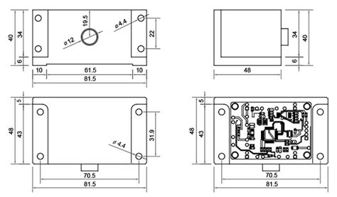 Explosion Proof Electronic Inclinometer Sensor Output Rs485ttl
