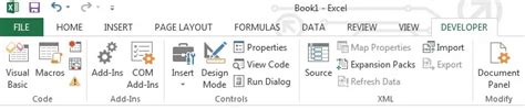 Add Excel Developer Tab Access Exceltips