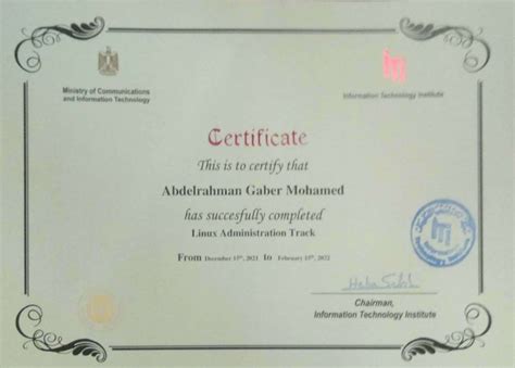 Abdelrahman Gaber Mohamed On Linkedin Linux Informationtechnology Iti 11 Comments