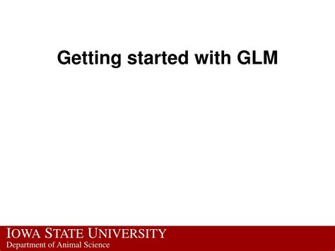 Ppt Use Of Proc Glm To Analyze Experimental Data Powerpoint