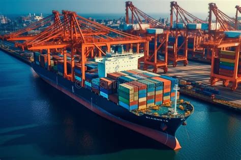 efficient cargo handling container ship loading and unloading at
