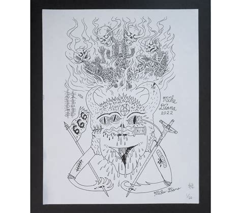 Mike Diana X Checks Cashed Exquisite Corpse I Print Checks Cashed