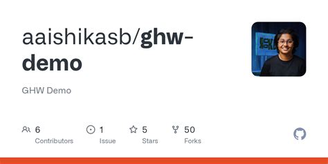 GitHub Aaishikasb Ghw Demo GHW Demo