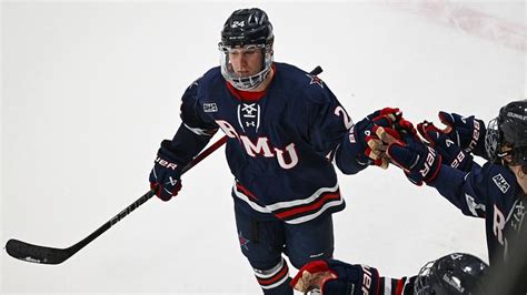 Rmu Mens Hockey Visits North Dakota Robert Morris University Athletics