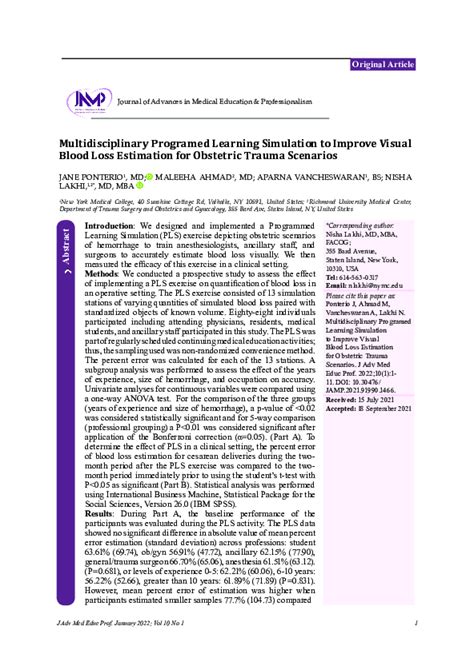 pdf multidisciplinary programed learning simulation to improve visual
