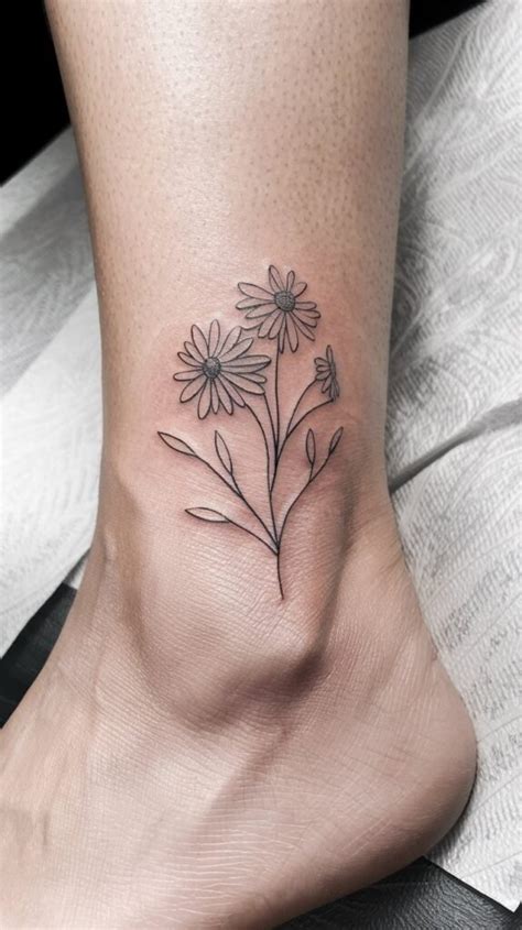 11 Elegant Refined Aster Flower Tattoo Ideas And Inspiration Lovely