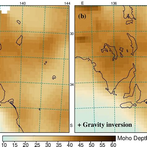 Estimates Of Moho Depth Using The Weighted Spatial Spread Approach A