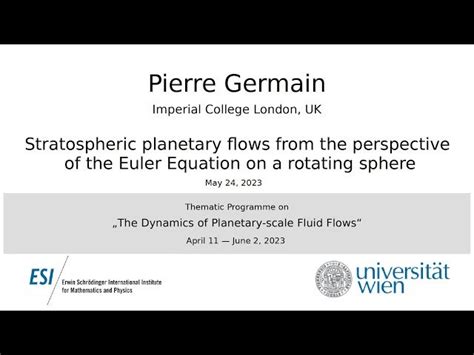 Free Video Stratospheric Planetary Flows From The Perspective Of The Euler Equation On A