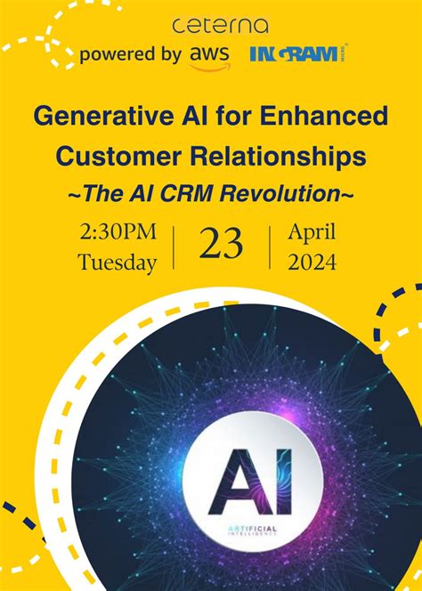 Ai Customerengagement Generativeai Productlaunch Generativeaiforcrm Poweredbyaws Ingram