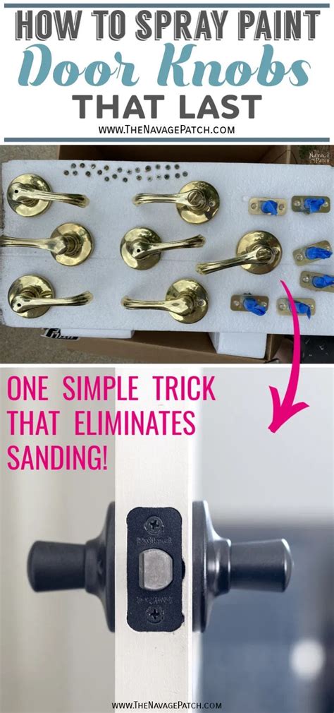 How To Spray Paint Door Locks At Phyllis Gordon Blog