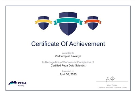 Pega Certifiedpegadatascientist Ai Datascience Machinelearning Lavanya Vaddempudi 12