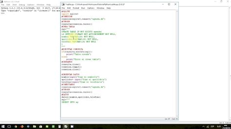 18 Python Conexion Bd Sqlite Youtube