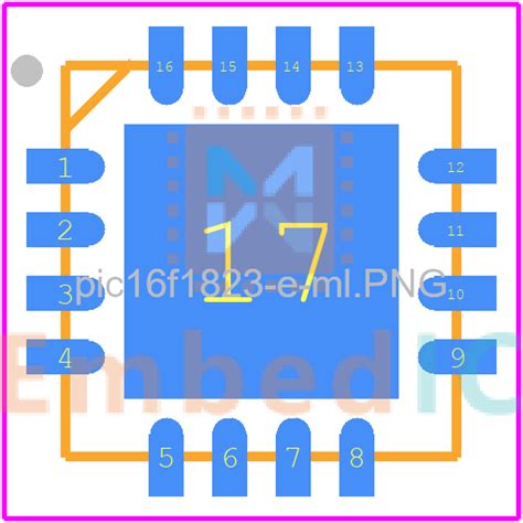 Pic16f1823 Eml Microchip 8bit Mcu Embedic