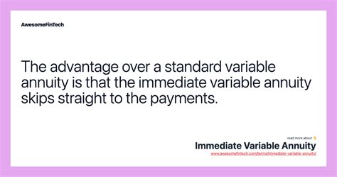 Immediate Variable Annuity Awesomefintech Blog