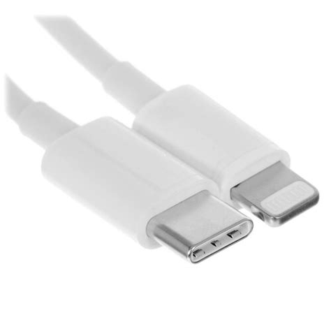 Купить Кабель круглый Xiaomi Lightning 8 Pin Mfi Usb Type C белый 1 м в интернет магазине Dns