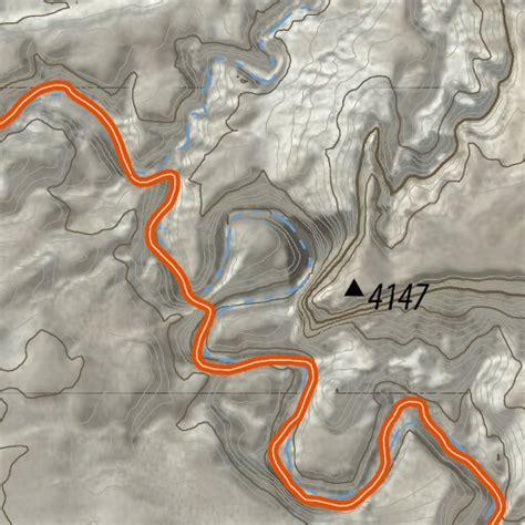 Wiregrass Canyon Trail Map By Coconino County Parks And Recreation